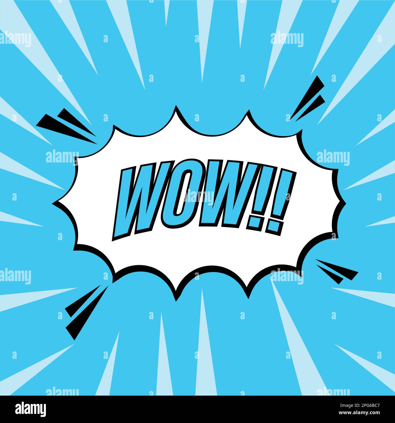 Pop Up comic Wow image vector illustrations Stock Vector Image & Art ...