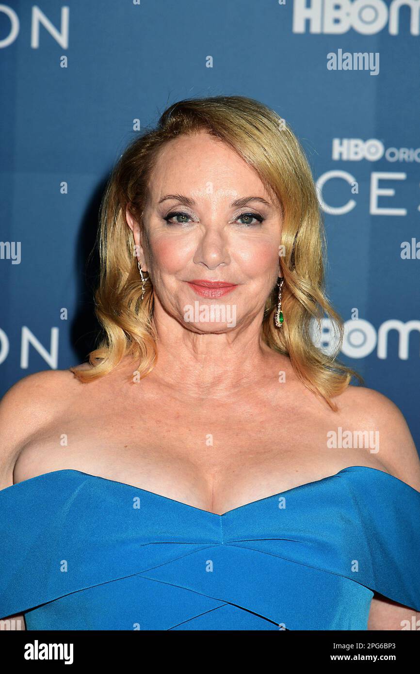 J Smith Cameron attends HBO's "Succession" red carpet premiere for the final season on March 20 ...