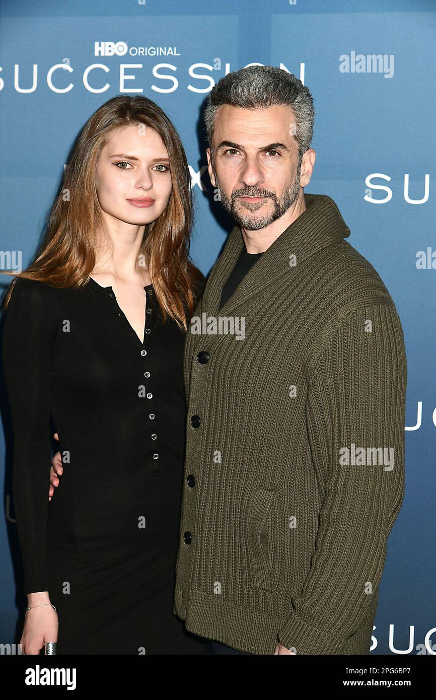 Michael Aronov attends HBO's "Succession" red carpet premiere for the final season on March 20 ...