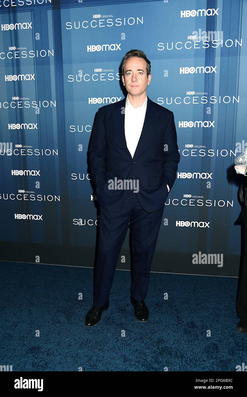 Matthew Macfadyen attends HBO's "Succession" red carpet premiere for ...