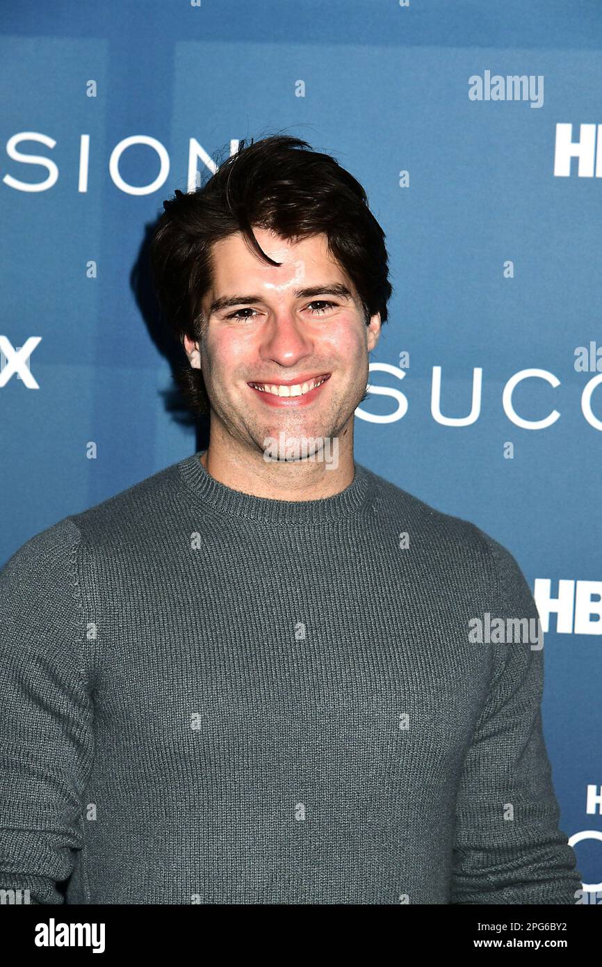 Asher Grodman attends HBO's "Succession" red carpet premiere for the ...