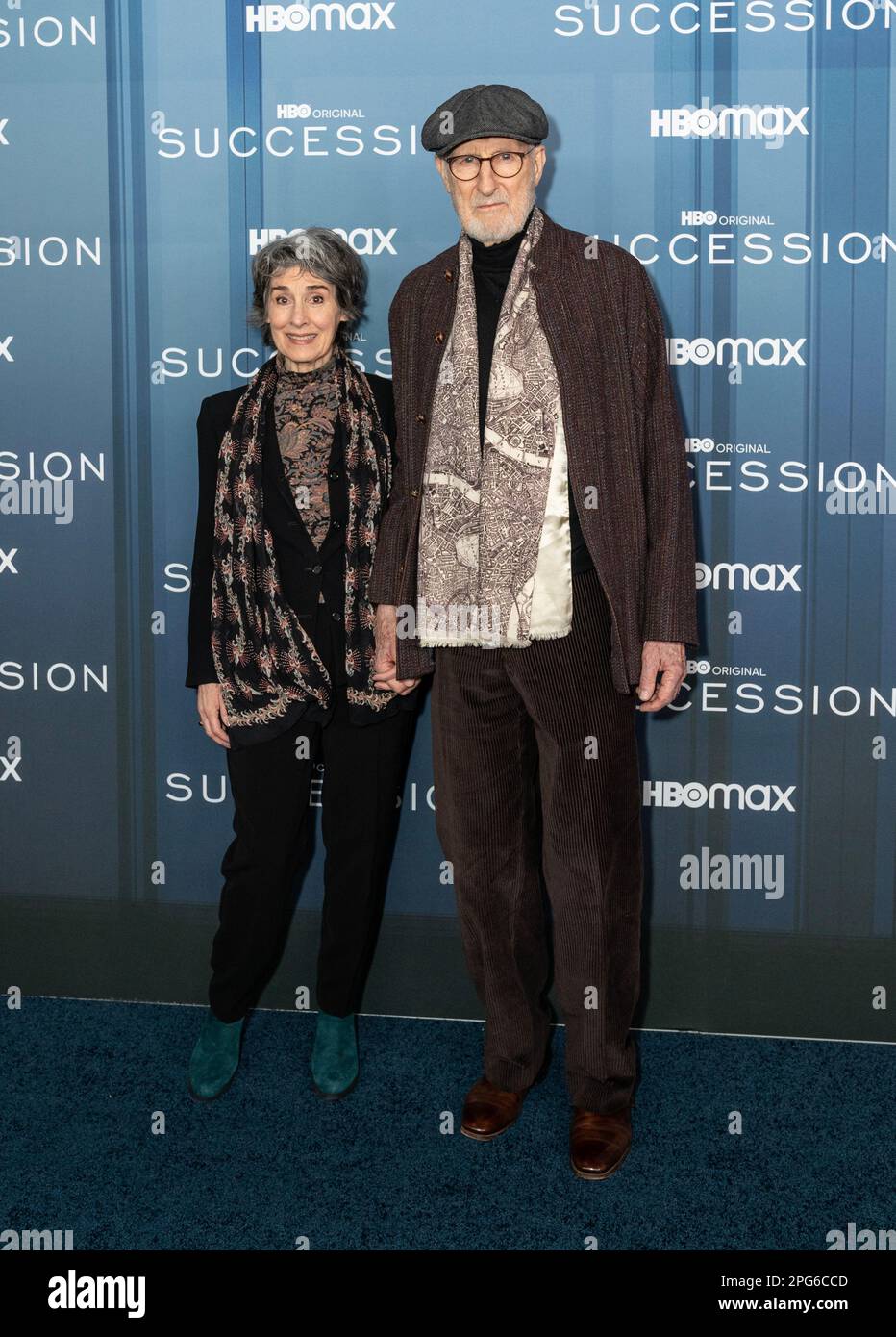 Anna Stuart and Jamie Cromwell attend HBO's "Succession" Season 4 ...
