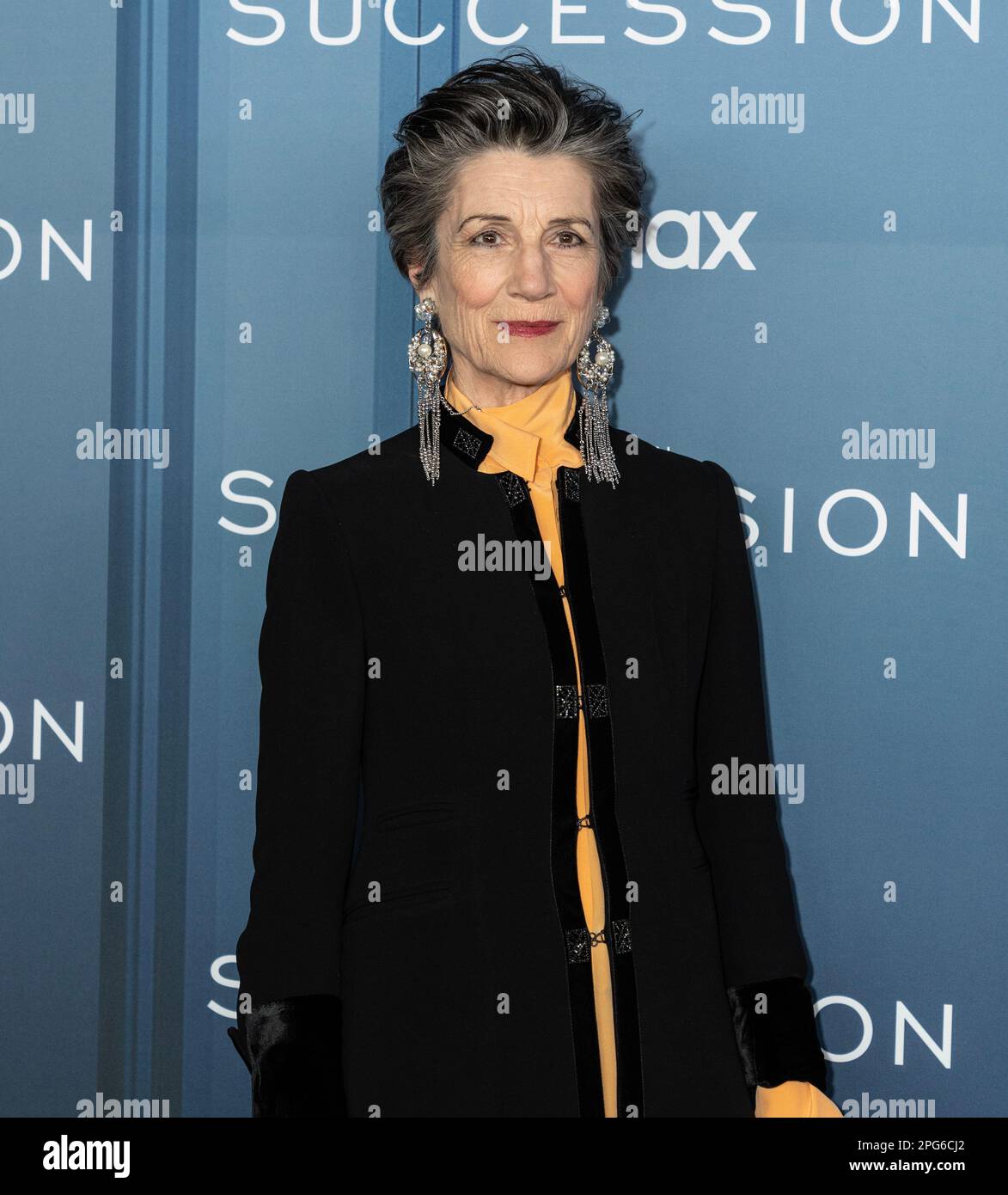 Harriet Walter attends HBO's "Succession" Season 4 Premiere at Jazz at ...
