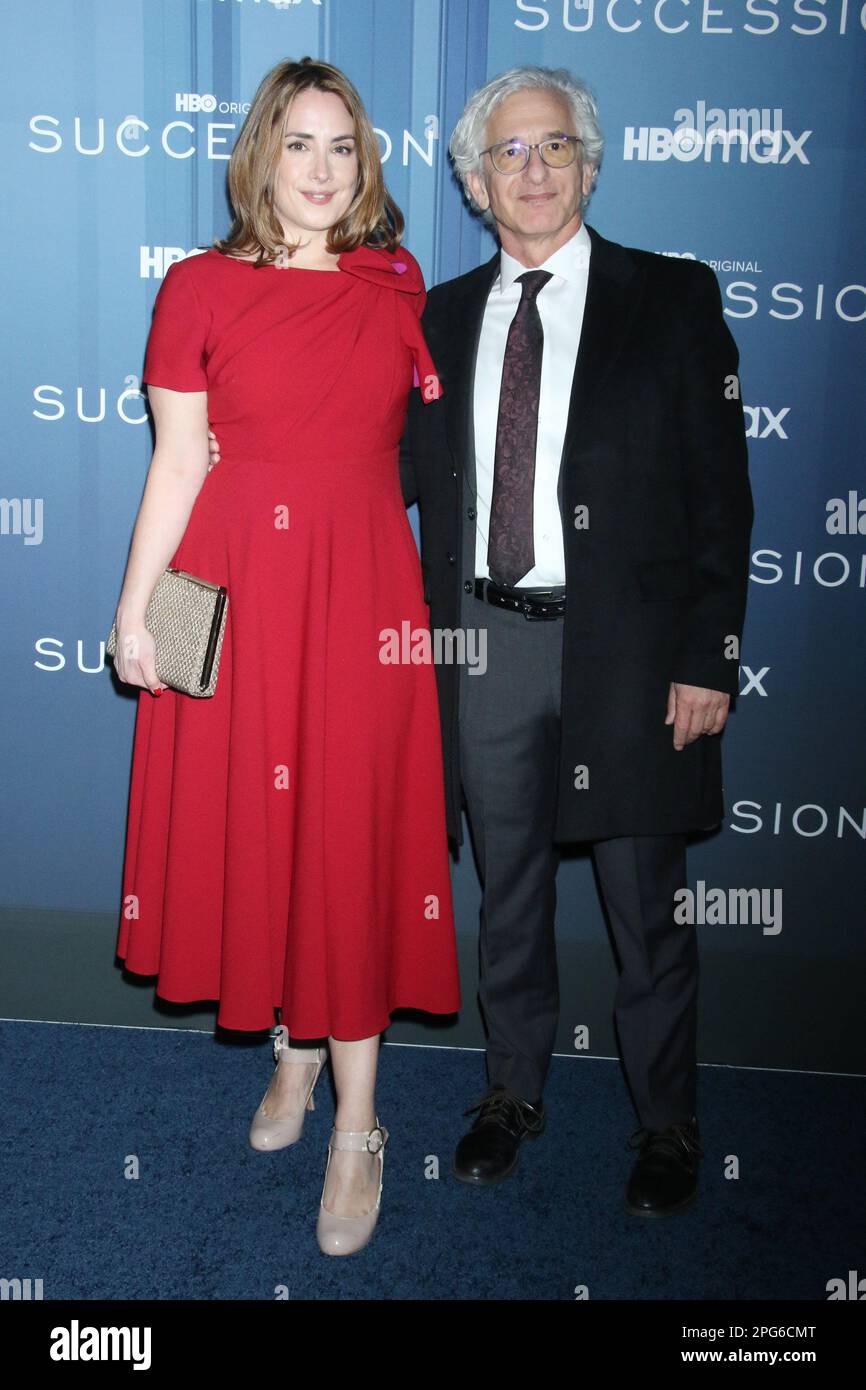 New York, NY, USA. 20th Mar, 2023. Lucy Prebble and Ed Solomon at the ...