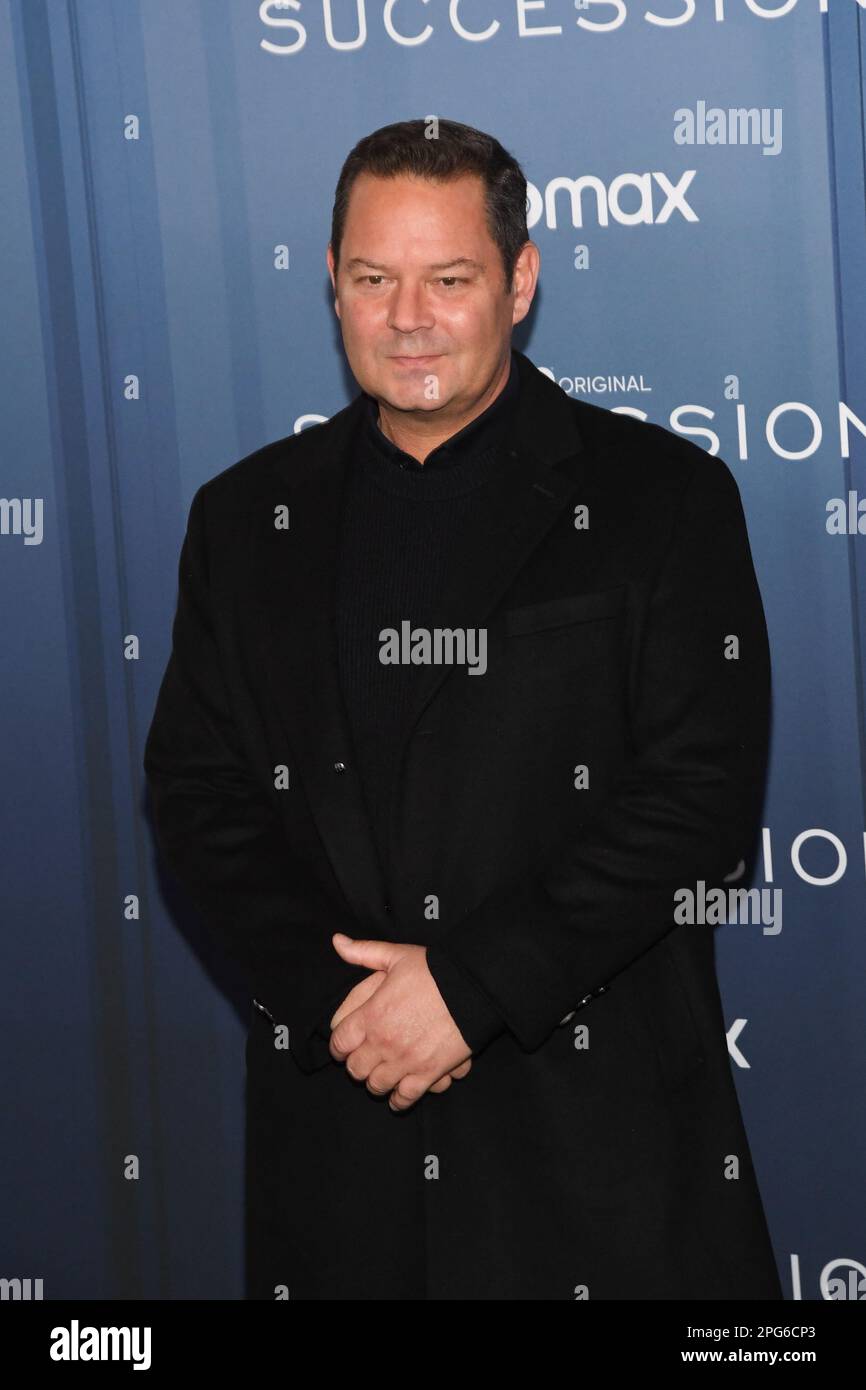 New York, USA. 20th Mar, 2023. Kevin Messick attends HBO's "Succession ...