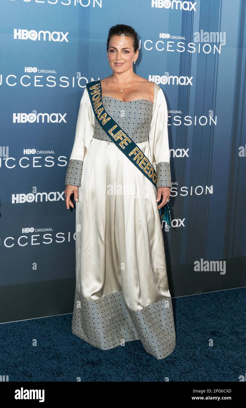 Nicole Ansari-Cox attends HBO's "Succession" Season 4 Premiere at Jazz ...