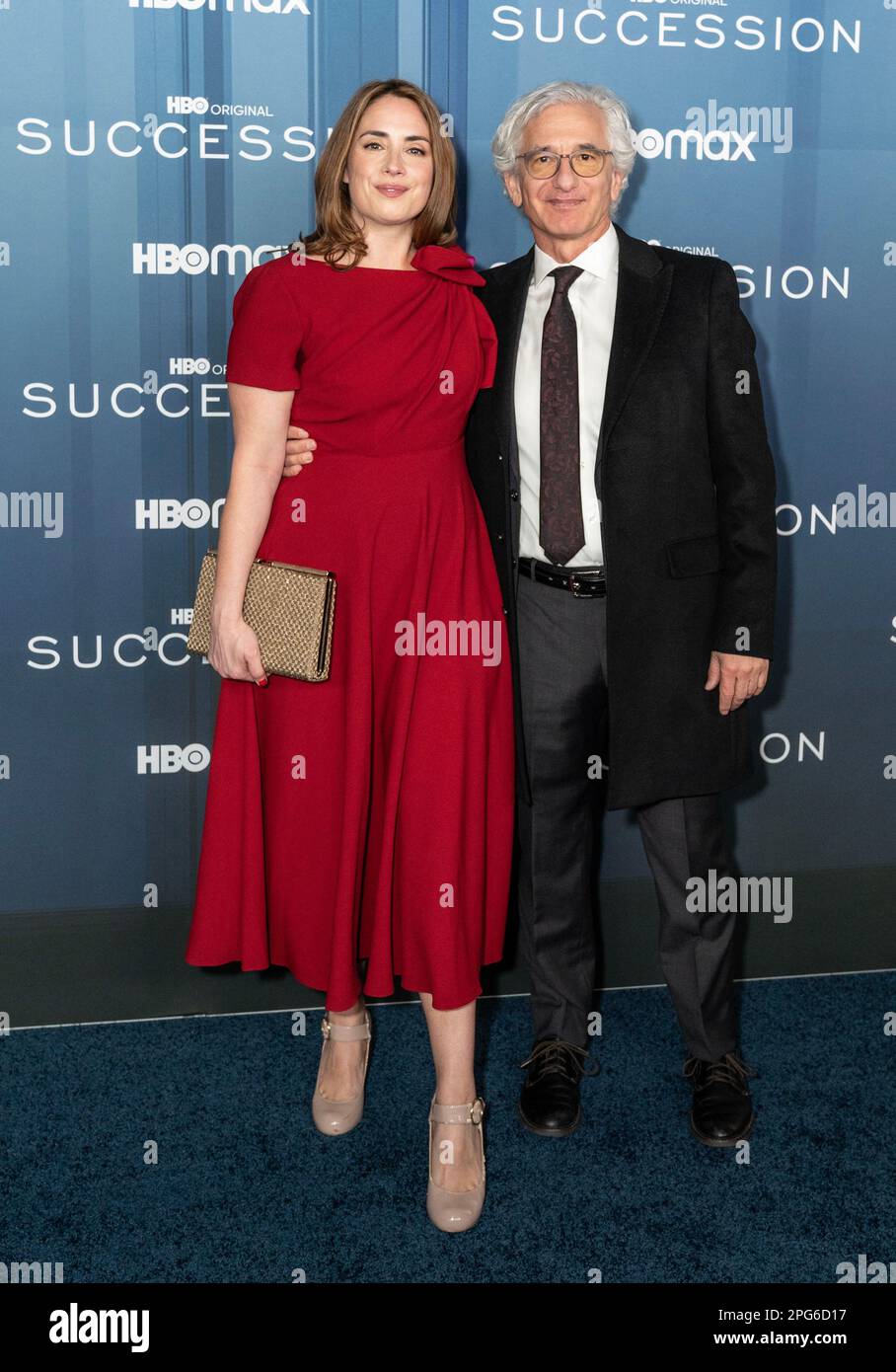 Lucy Prebble and Ed Solomon attend HBO's "Succession" Season 4 Premiere ...