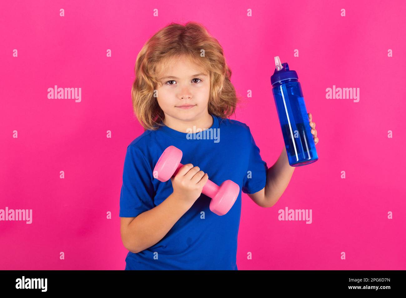 Boy weight training exercises hi-res stock photography and images - Alamy
