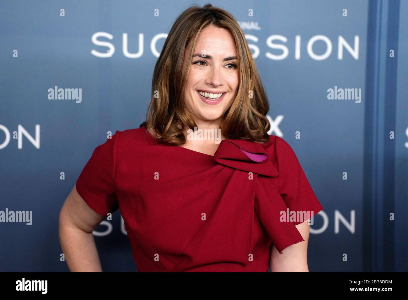 Lucy Prebble attends the premiere of HBO's "Succession" season four at ...