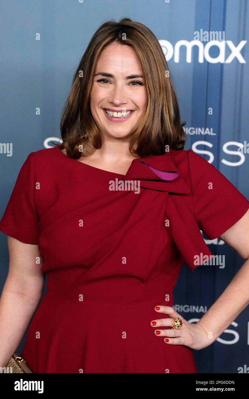 Lucy Prebble attends the premiere of HBO's "Succession" season four at ...