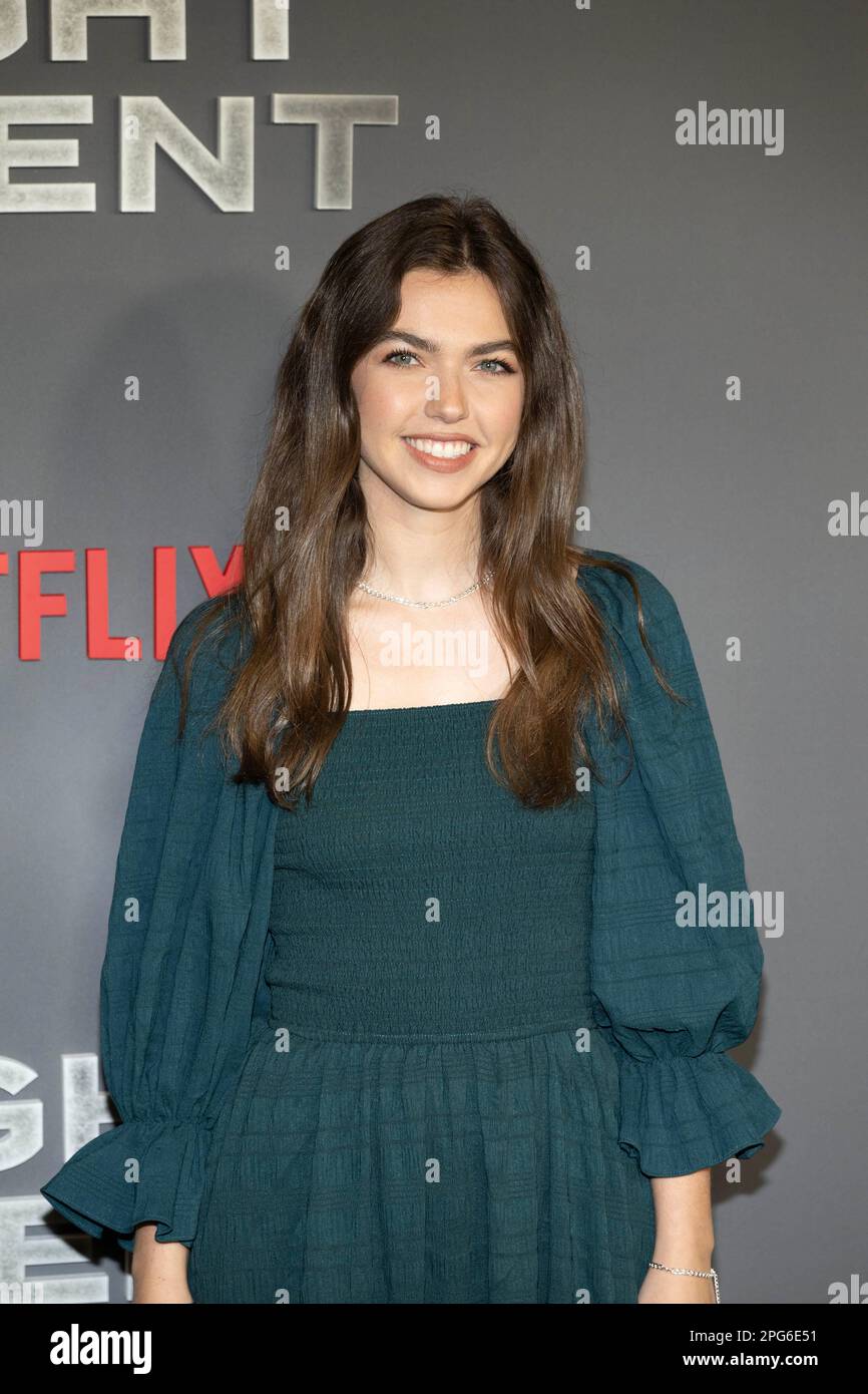 Actress Samantha Dockser attends Los Angeles special screening of ...