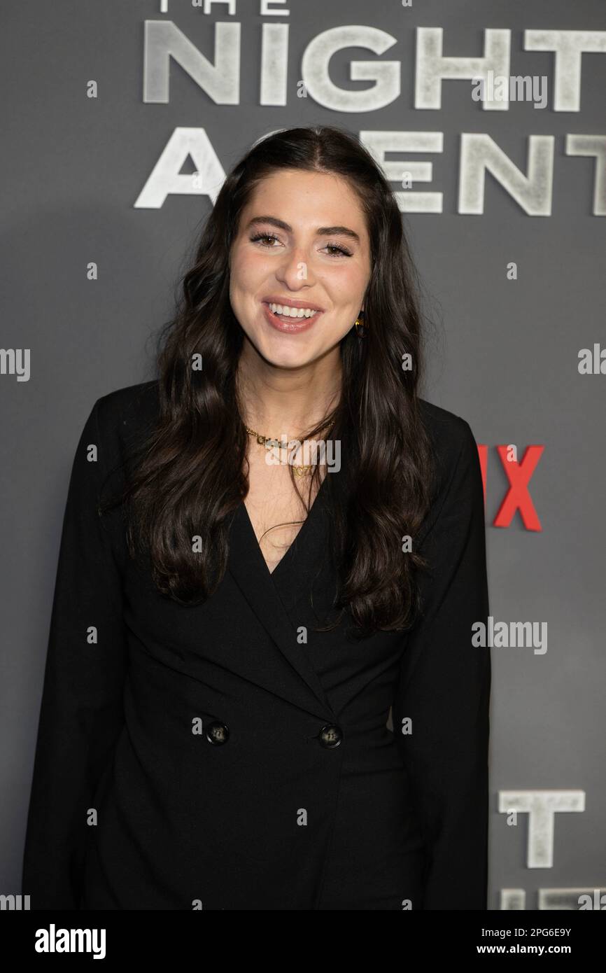 Los angeles special screening of netflix the night agent hi-res stock ...