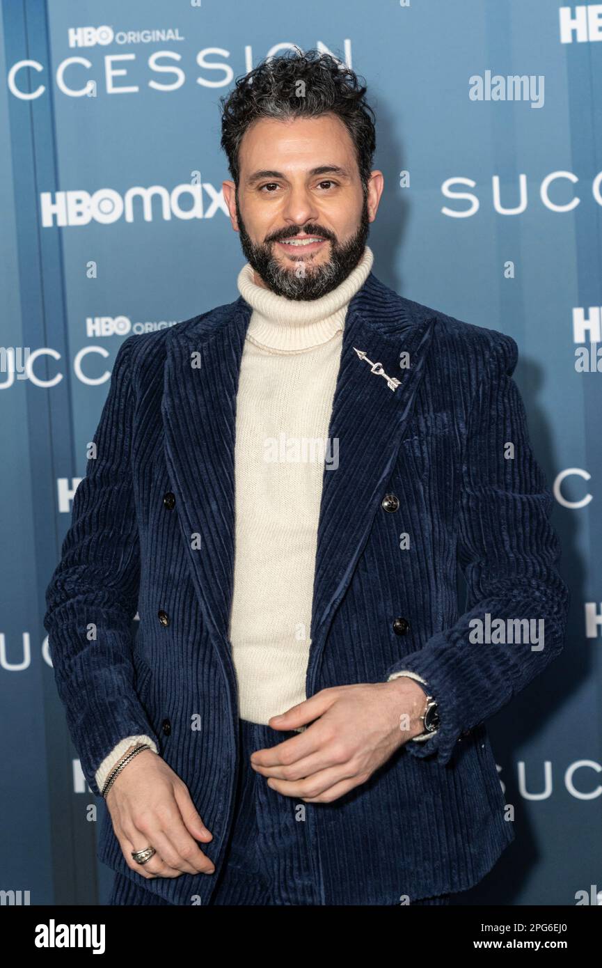 Arian Moayed attends HBO's "Succession" Season 4 Premiere at Jazz at ...