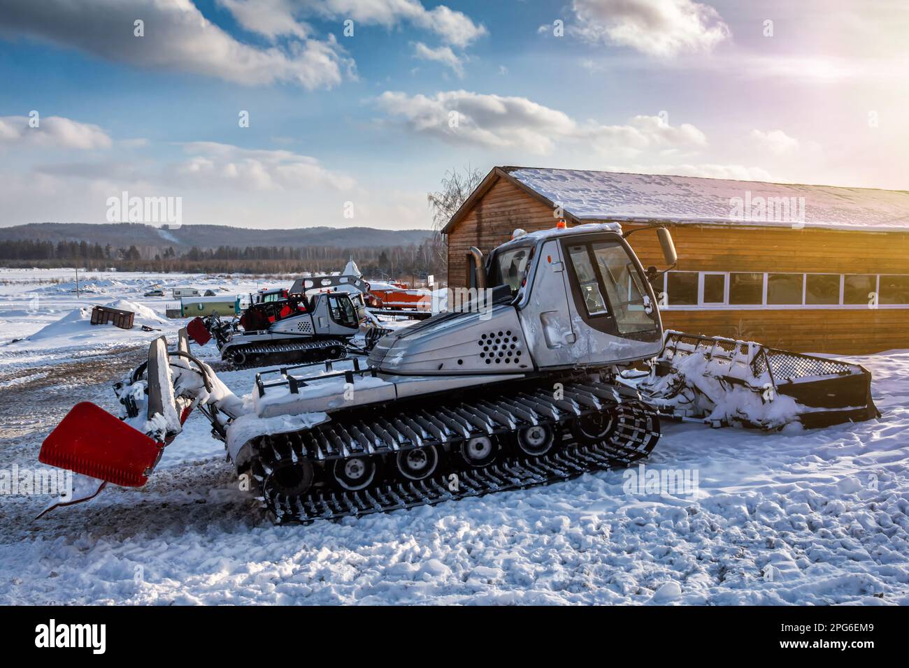 Snowcat village hi-res stock photography and images - Alamy
