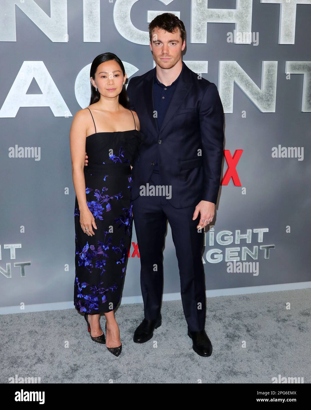 Hollywood, USA. 20th Mar, 2023. Gabriel Basso, Hong Chau arrives at The ...
