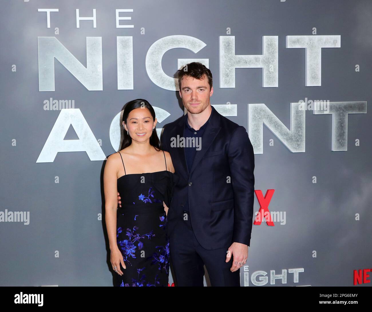 Hollywood, USA. 20th Mar, 2023. Gabriel Basso, Hong Chau arrives at The ...