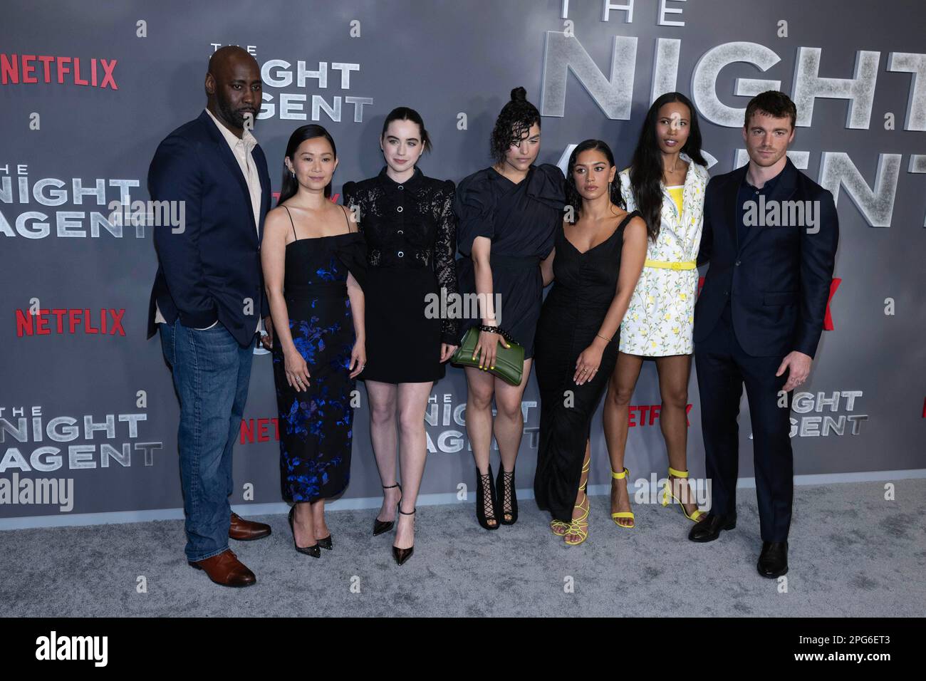 Cast attends Los Angeles special screening of Netflix "The Night Agent ...