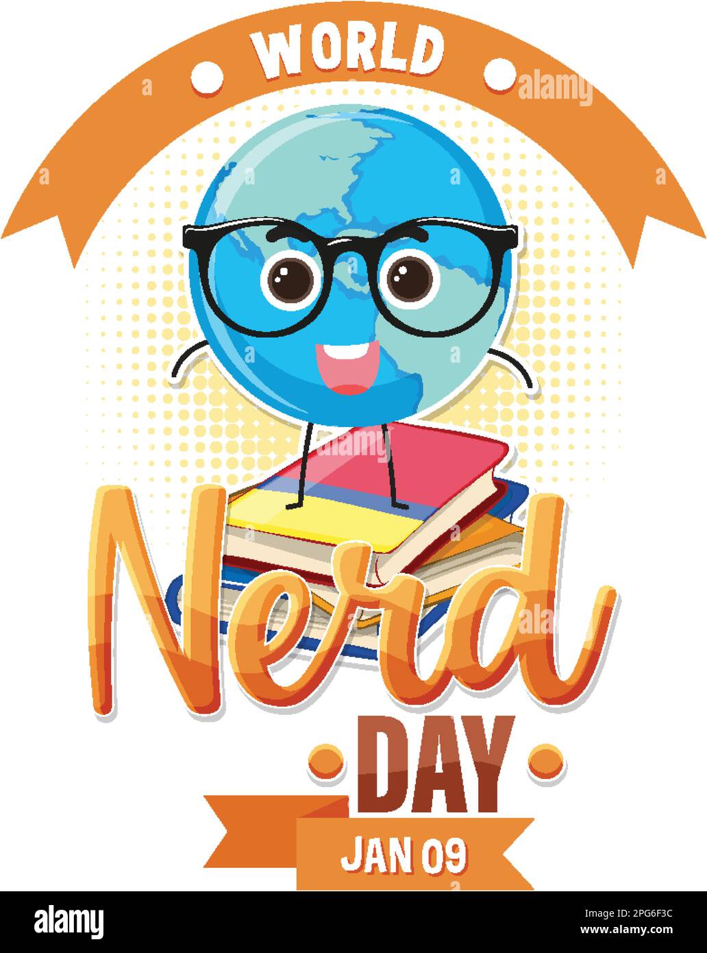 World nerd day banner design illustration Stock Vector Image & Art - Alamy