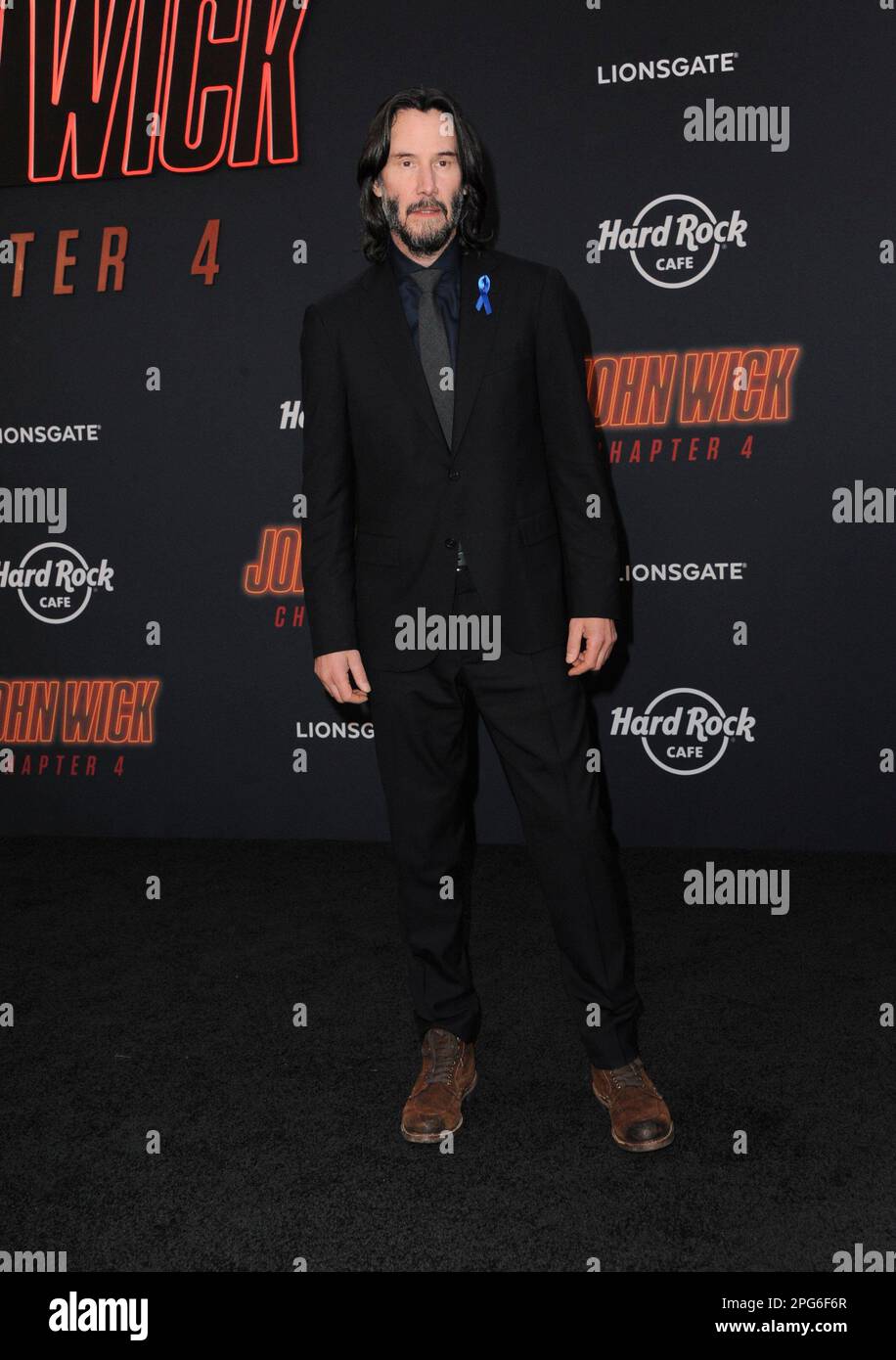 Los Angeles, CA. 20th Mar, 2023. Keanu Reeves at arrivals for JOHN WICK ...