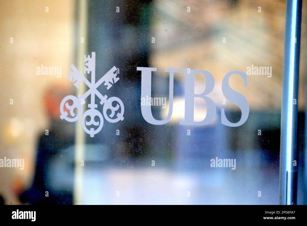 New York City, United States. 20th Mar, 2023. UBS Financial Services ...