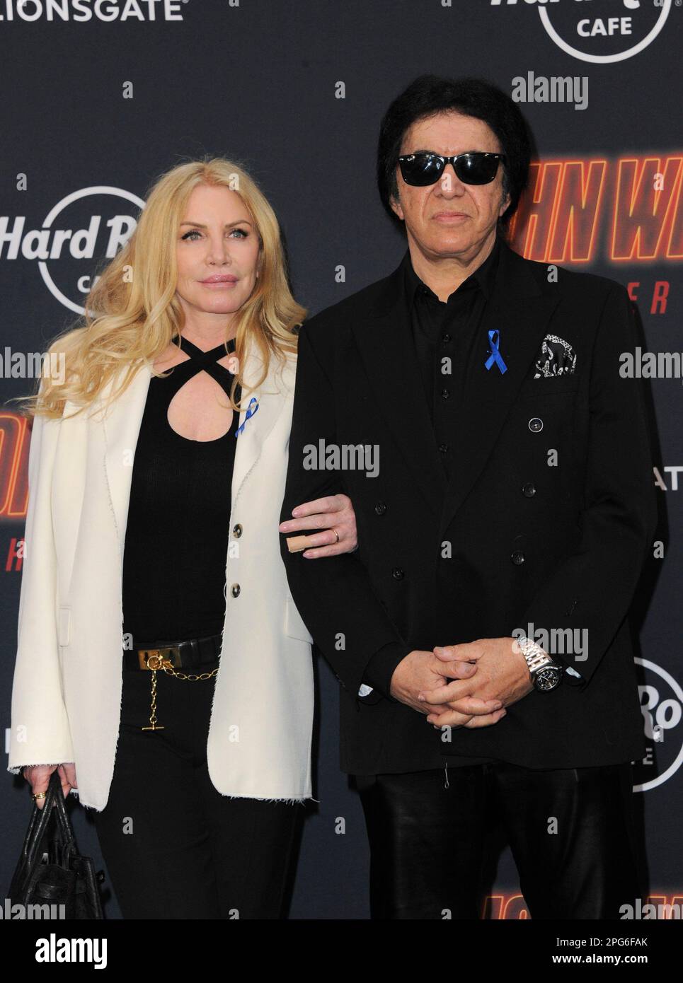 Los Angeles, CA. 20th Mar, 2023. Shannon Tweed, Gene Simmons at ...