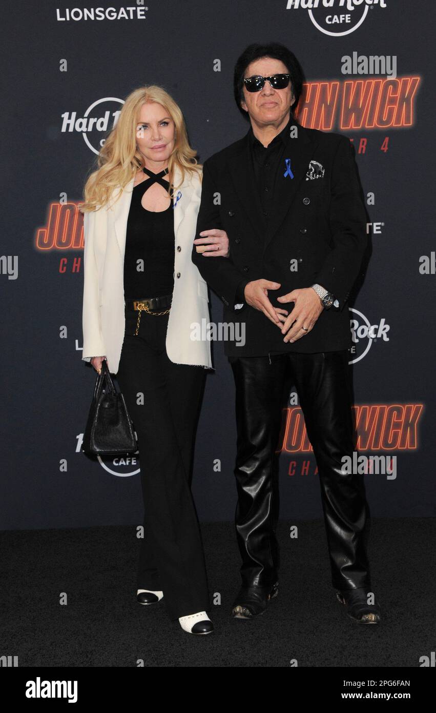 Los Angeles, CA. 20th Mar, 2023. Shannon Tweed, Gene Simmons at ...