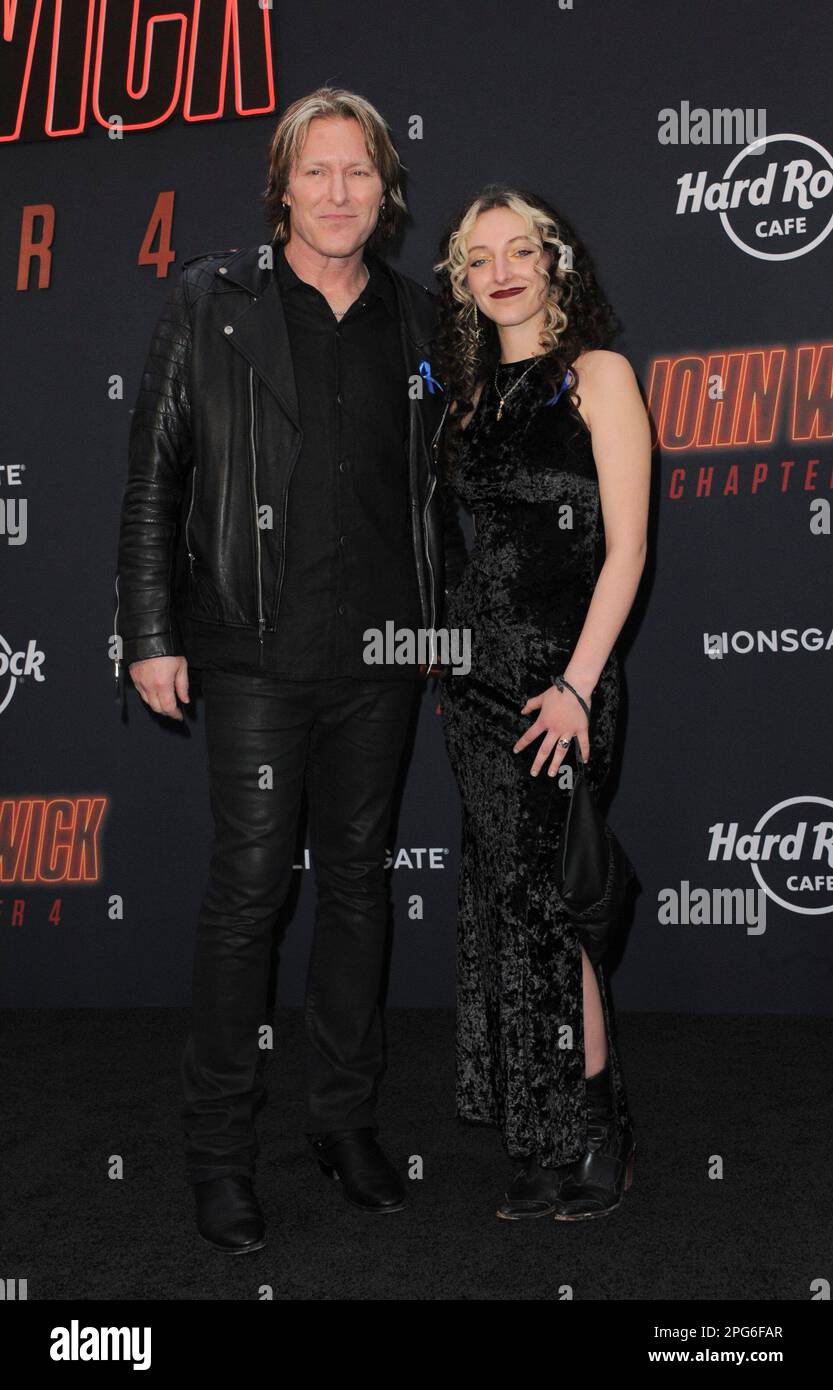 Los Angeles, CA. 20th Mar, 2023. Tyler Bates, Lola Colette at arrivals ...