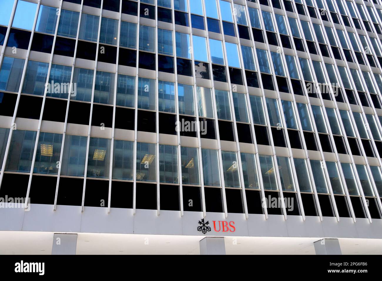 New York City, United States. 20th Mar, 2023. UBS Financial Services ...