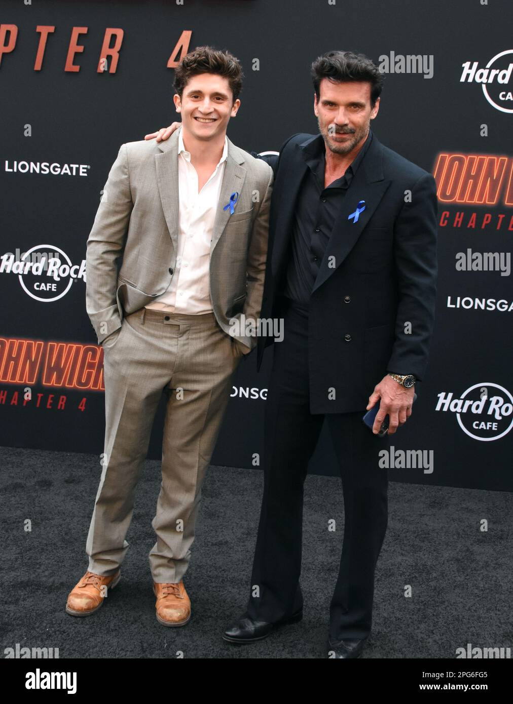 Hollywood, California, USA 20th March 2023 (L-R) Director Remy Grillo ...