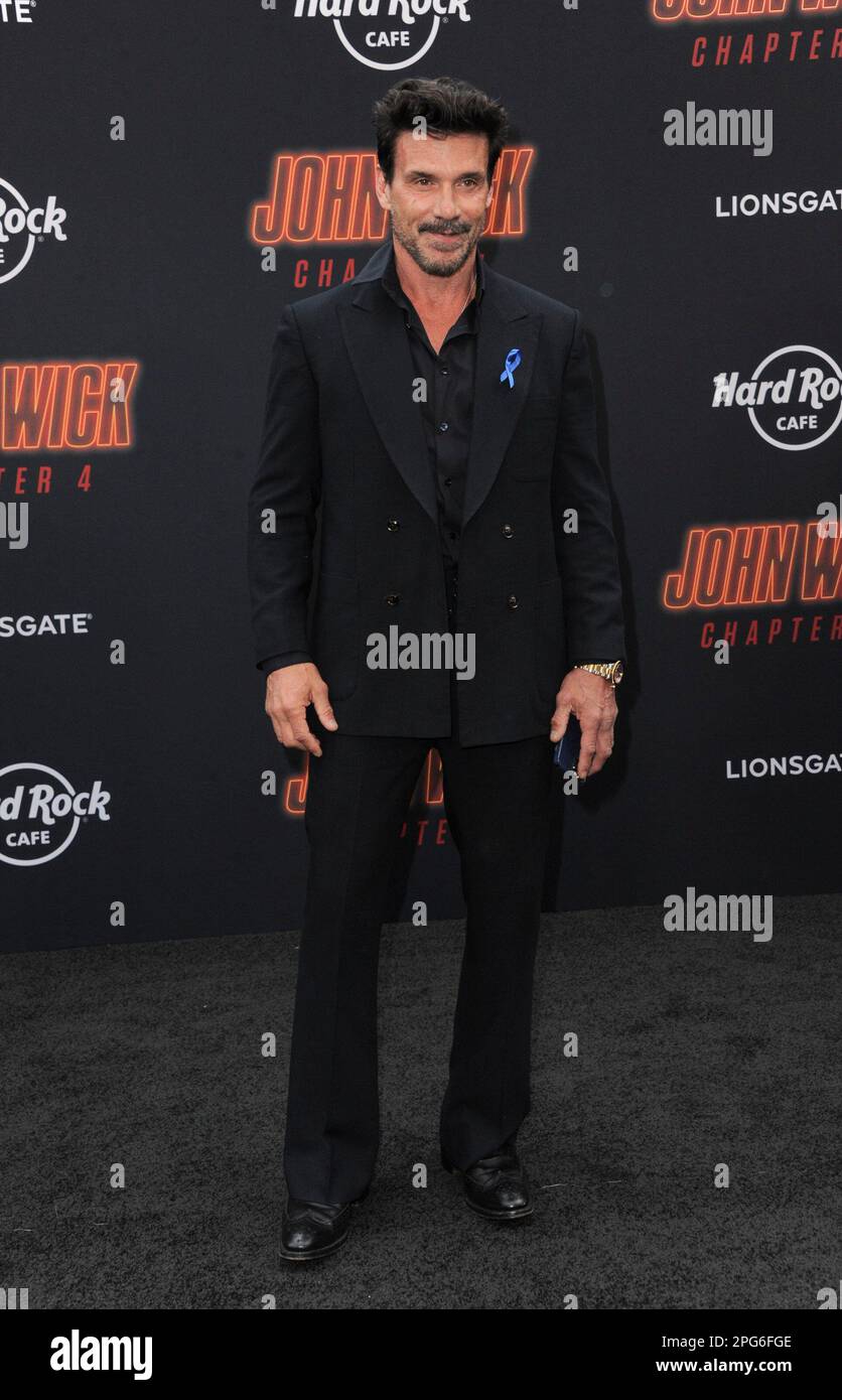 Los Angeles, CA. 20th Mar, 2023. Frank Grillo at arrivals for JOHN WICK ...