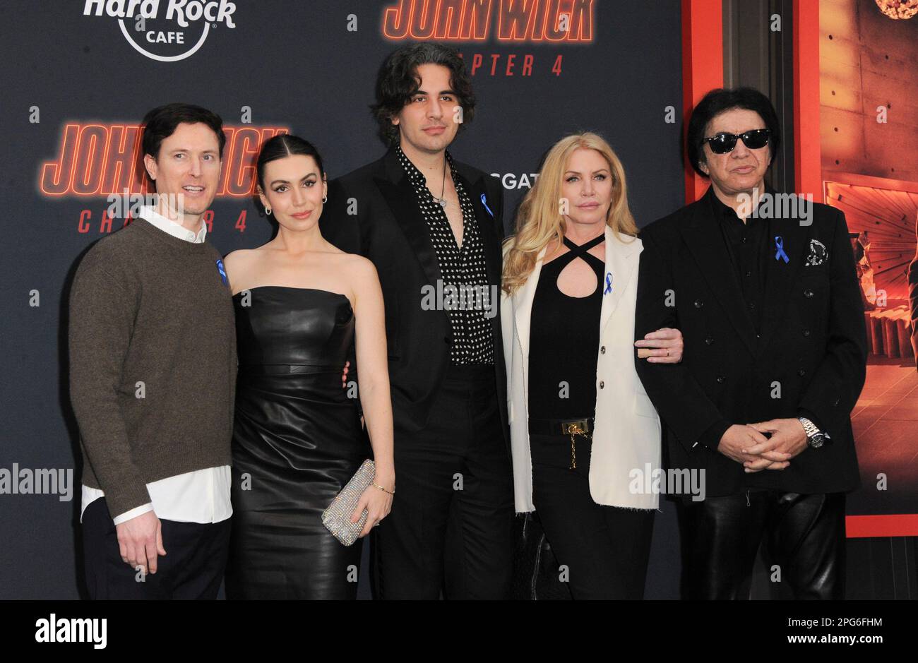 Los Angeles, CA. 20th Mar, 2023. James Henderson, Sophie Simmons ...