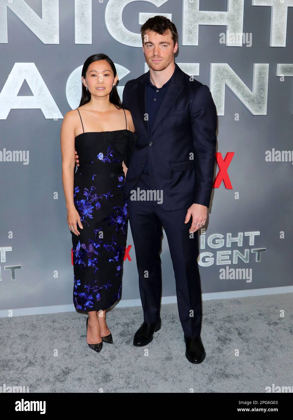 Hollywood, USA. 20th Mar, 2023. Gabriel Basso, Hong Chau arrives at The ...