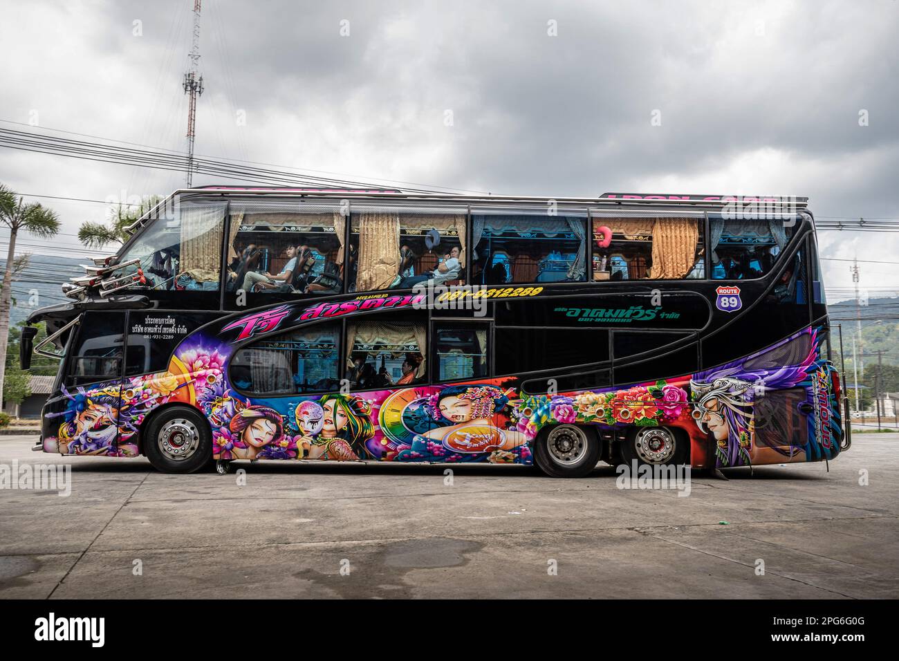Koh Chang, Thailand. 17th Mar, 2023. The double-decker 'VIP Bus ...