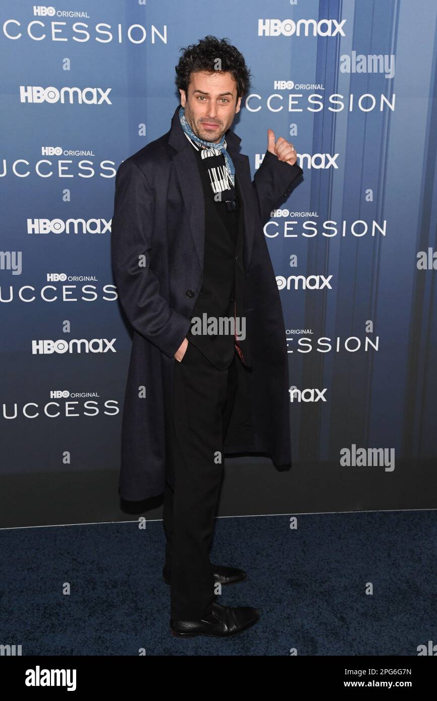 New York, USA. 20th Mar, 2023. Luke Kirby attends HBO's "Succession ...