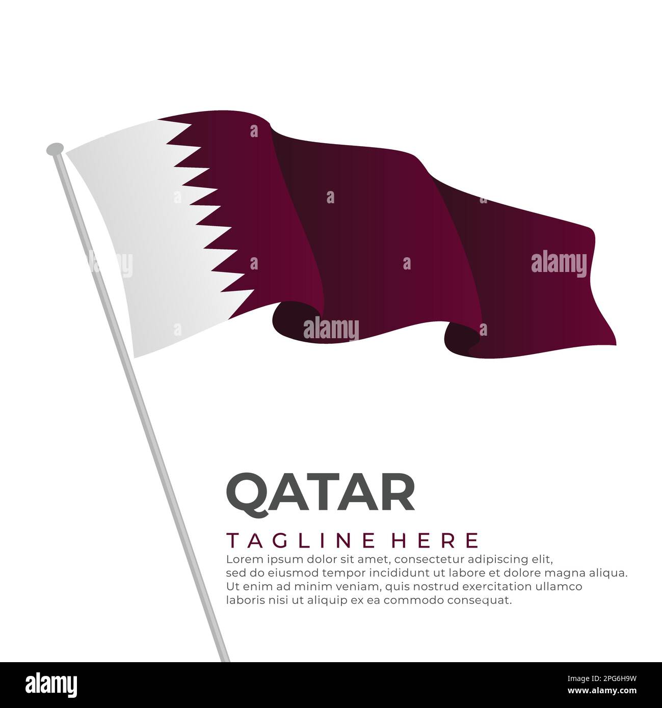 State of qatar emblem Stock Vector Images - Alamy