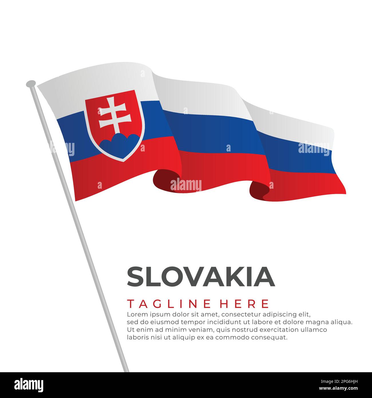 Bratislava flag Stock Vector Images - Alamy