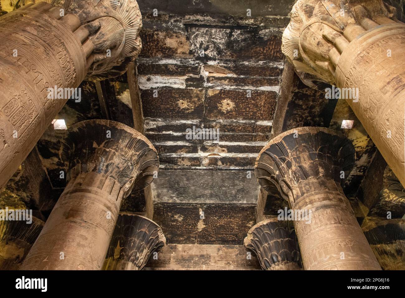 Inside temple edfu egypt hi-res stock photography and images - Alamy