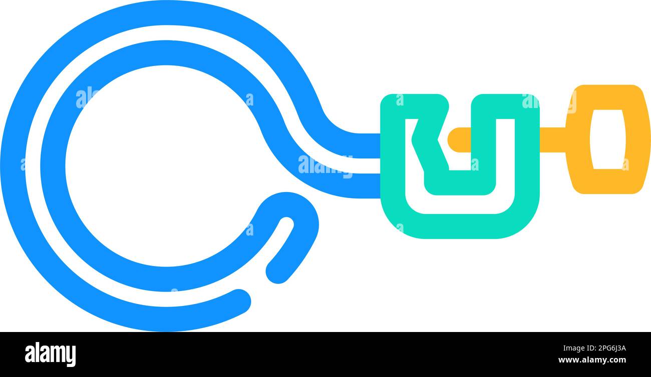 ring clamp chemical glassware lab color icon vector illustration Stock ...