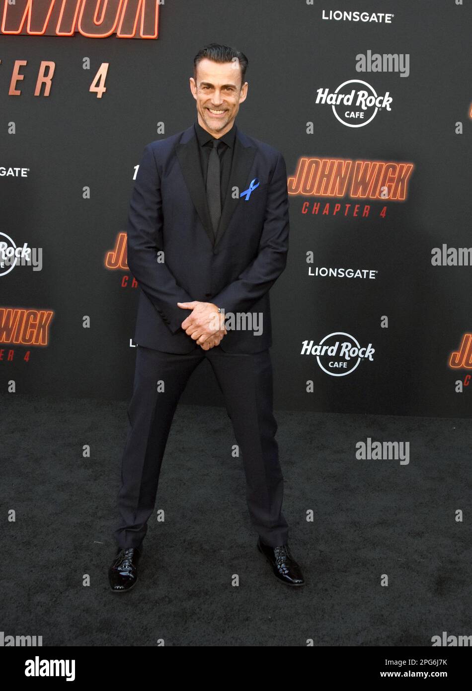 Hollywood, California, USA 20th March 2023 Actor Daniel Bernhardt ...