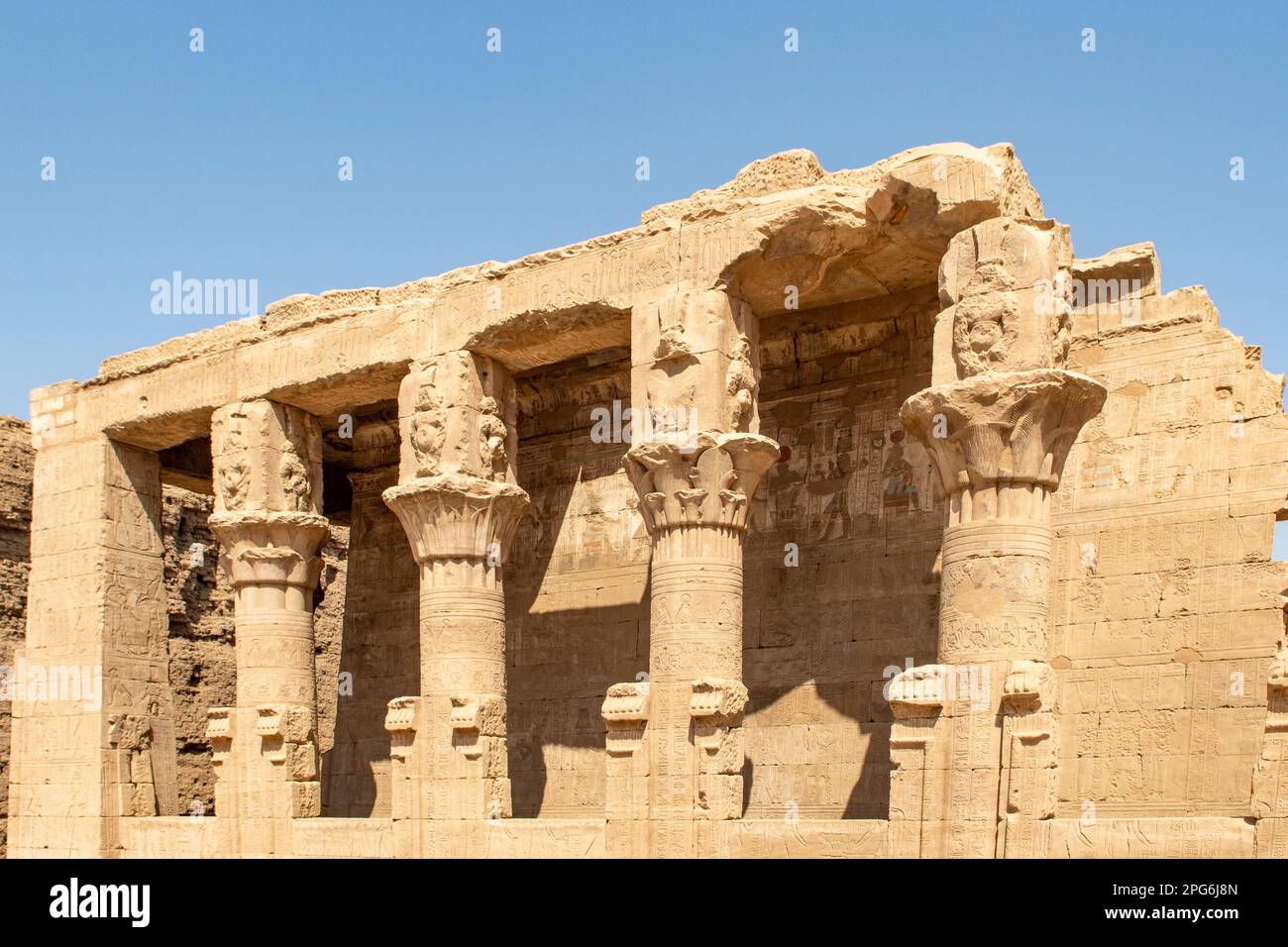 The Birth House in Edfu Temple, Edfu, Egypt Stock Photo - Alamy