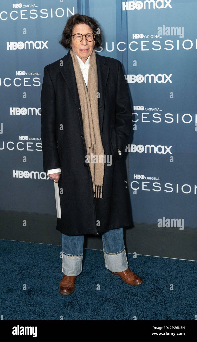 Fran Lebowitz attends HBO's "Succession" Season 4 Premiere at Jazz at ...