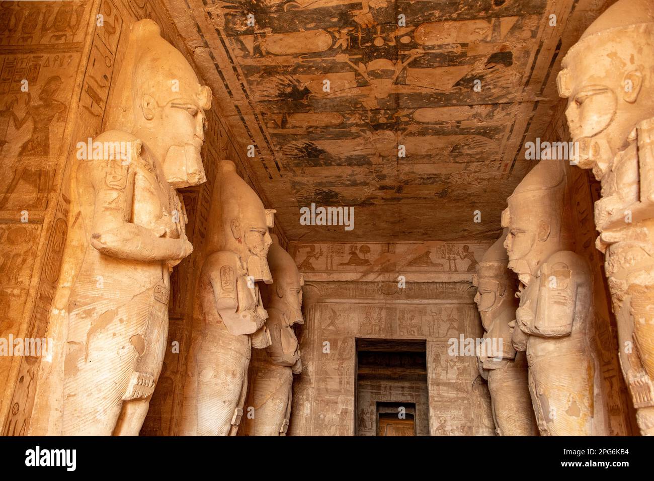 Inside Main Temple of Abu Simbel, Egypt Stock Photo - Alamy