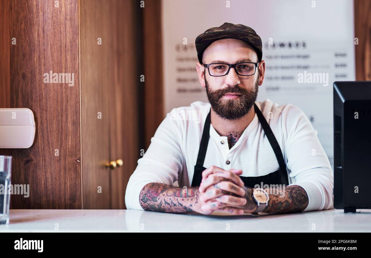 Theres no better hairstyle then your own style. Portrait of a handsome ...