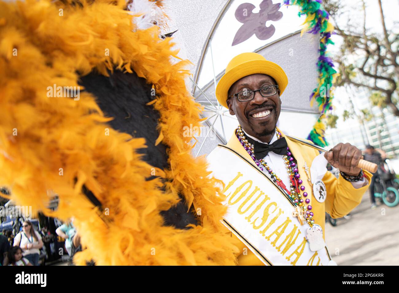 Long Beach, California, USA. 18th Mar, 2023. A Mardi Gras parade ...