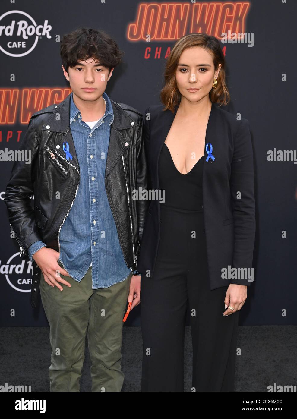 Los Angeles, USA. 20th Mar, 2023. Catalina Sandino Moreno & Son at the ...