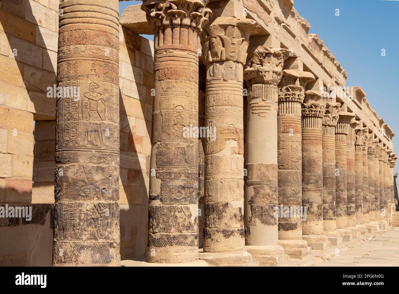 Column philae temple hi-res stock photography and images - Alamy