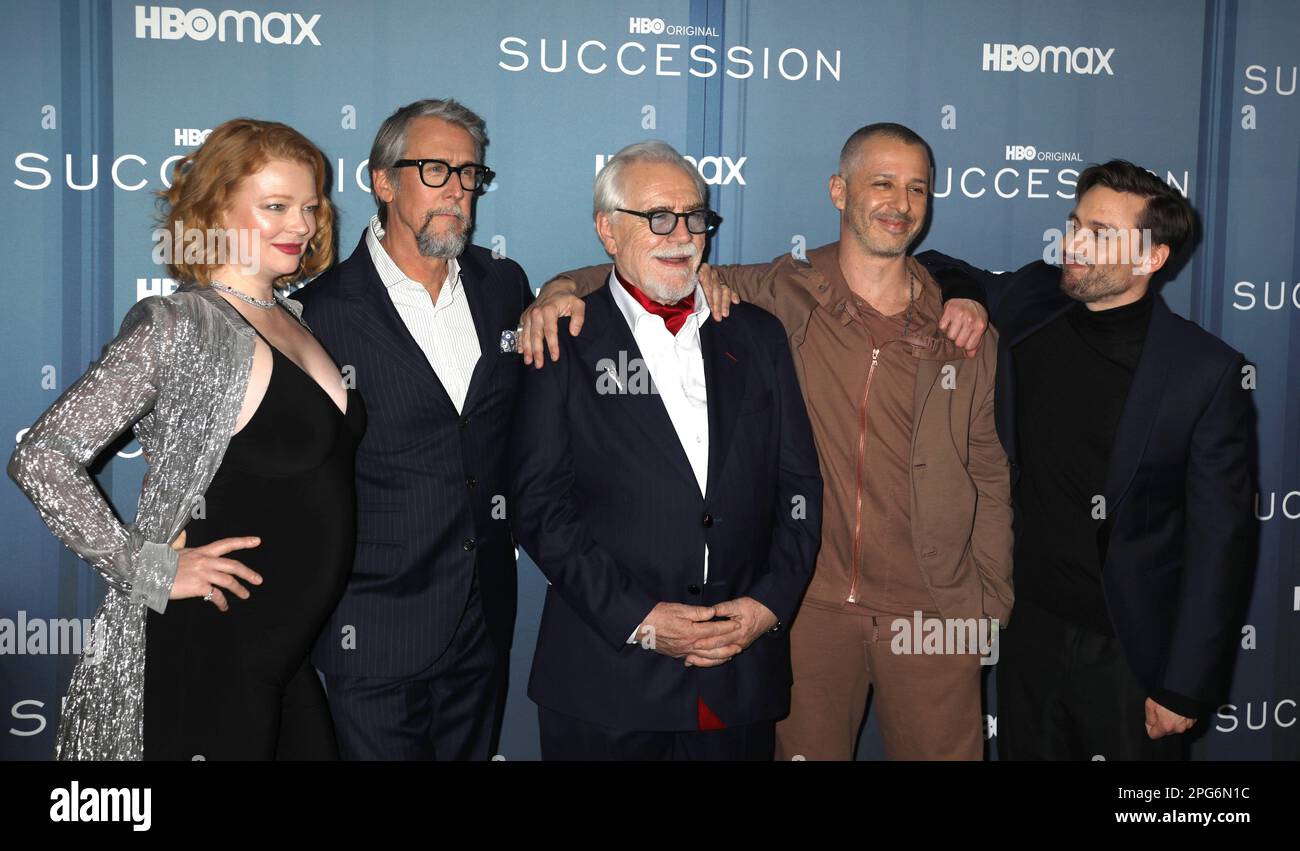 March 20, 2023, New York City, New York, USA: Actors SARAH SNOOK, ALAN ...