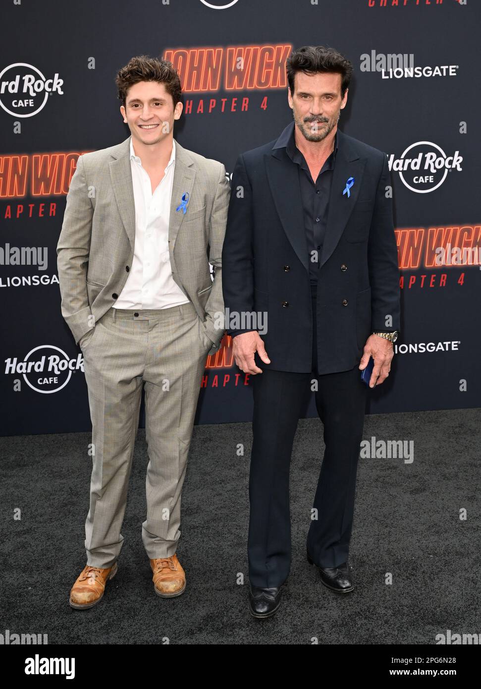 Los Angeles, USA. 20th Mar, 2023. Frank Grillo & Remy Grillo at the ...