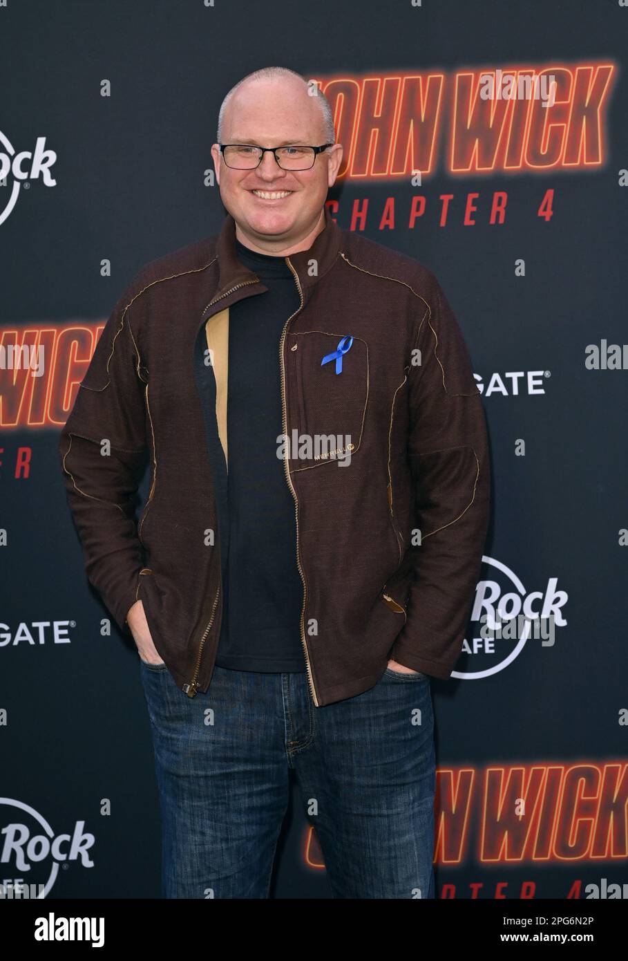 Los Angeles, USA. 20th Mar, 2023. Derek Kolstad at the premiere for ...