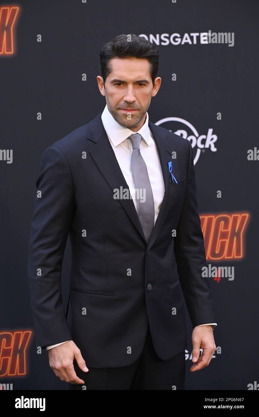 Los Angeles, USA. 20th Mar, 2023. Scott Adkins at the premiere for "John Wick: Chapter 4" at the ...